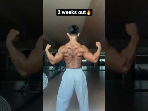 2022 2주전 백더블 (2weeks out back double biceps) - YouTube