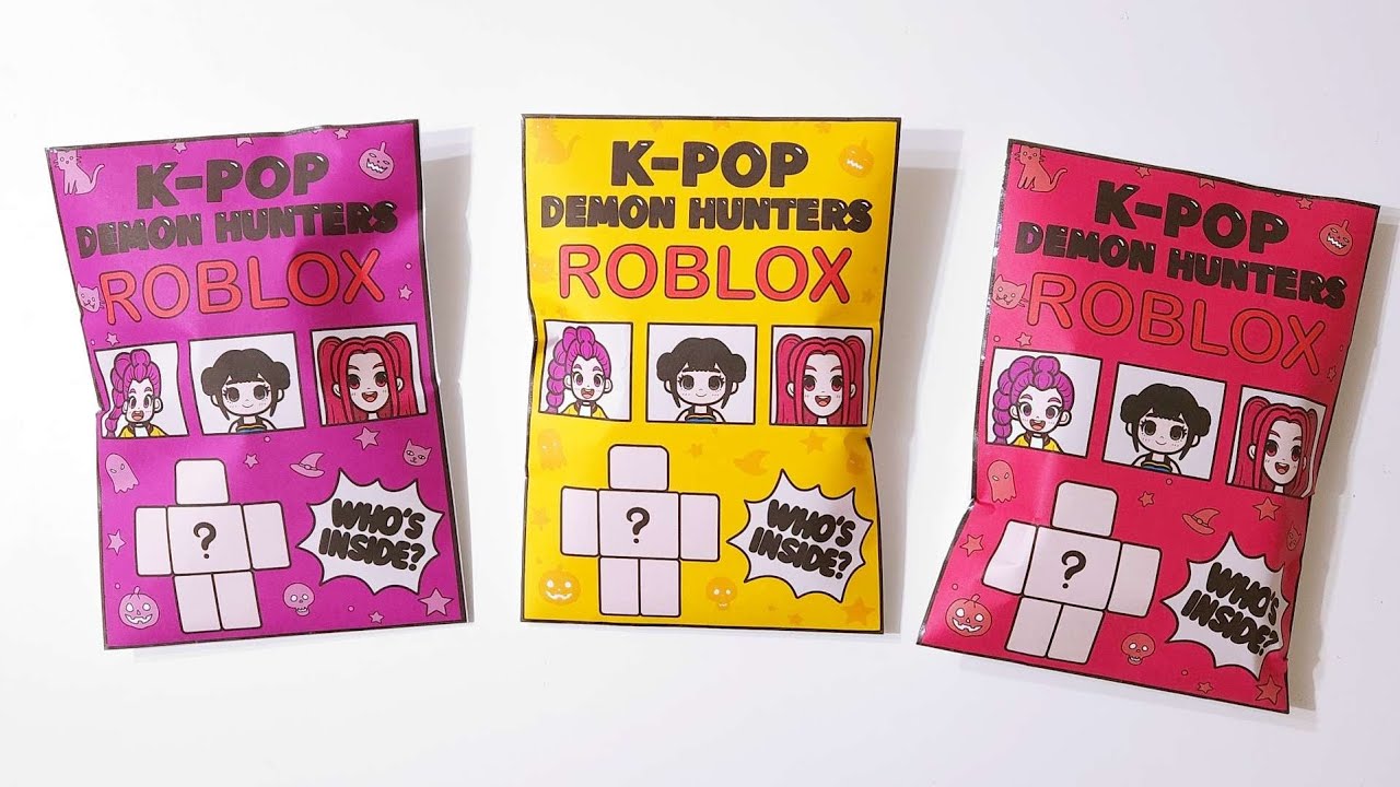 [PAPER DIY] ROBLOX + HUNTRIX + HALLOWEEN 로블록스 + 헌트릭스 + 할로윈 | 무료도안 - YouTube