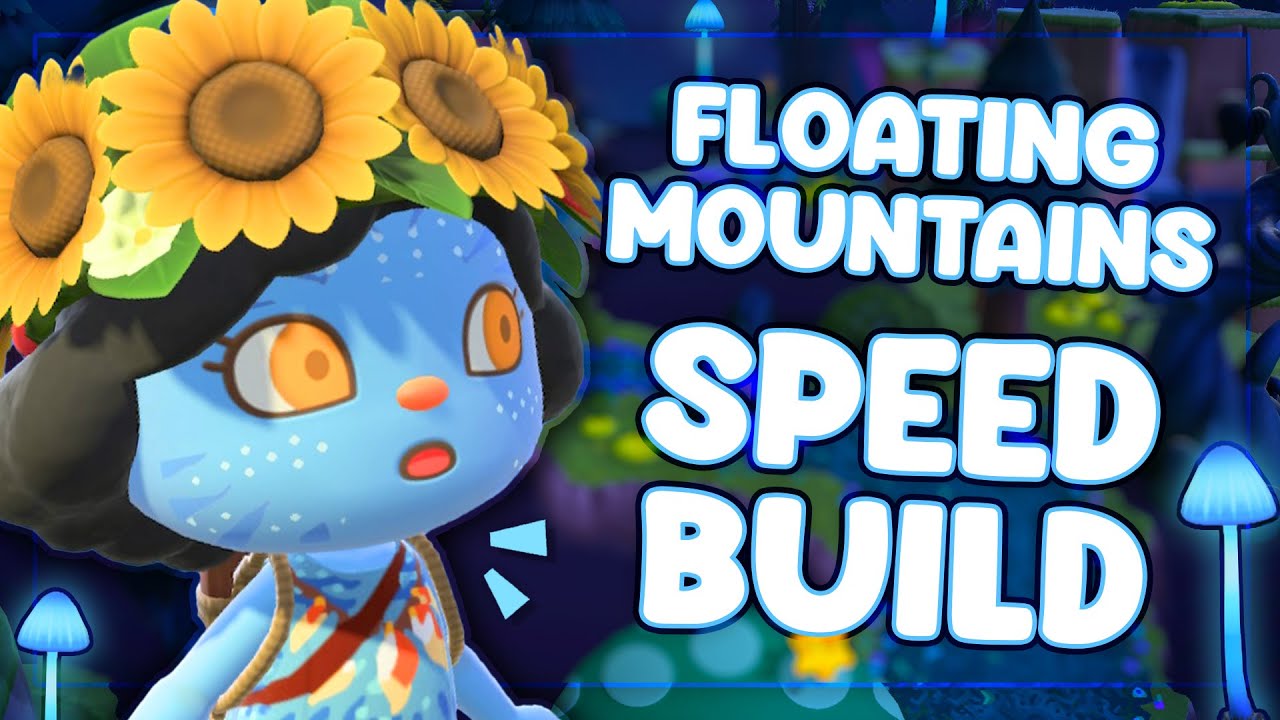 AVATAR Inspired Speed Build | FLOATING MOUNTAINS | Animal Crossing New ...