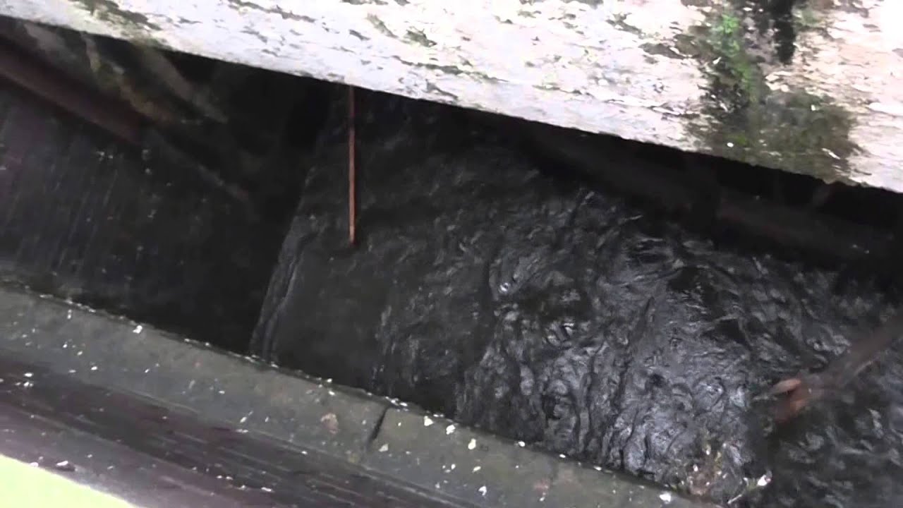 Sluice Gates At Latchford Locks - YouTube