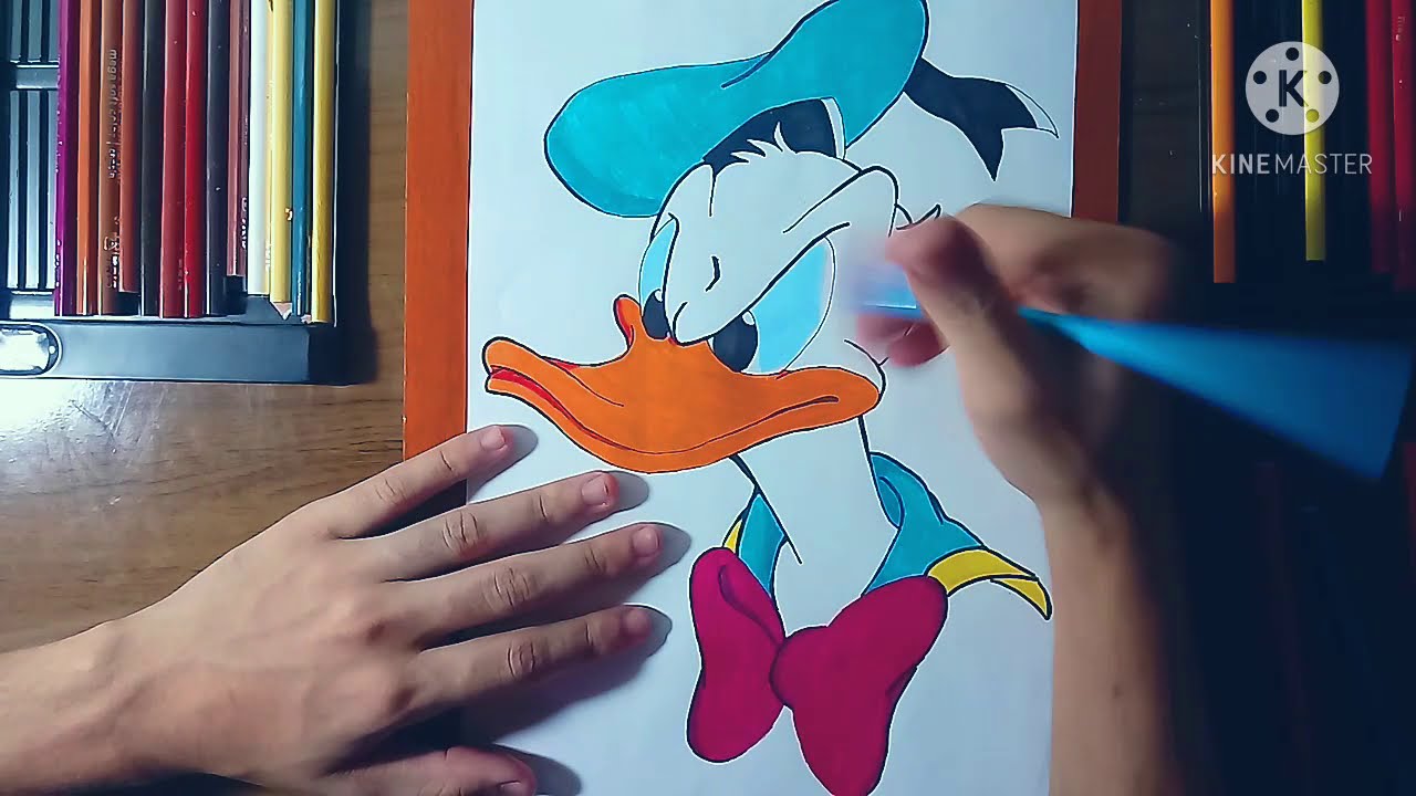Speed Drawing Pato Donald - YouTube