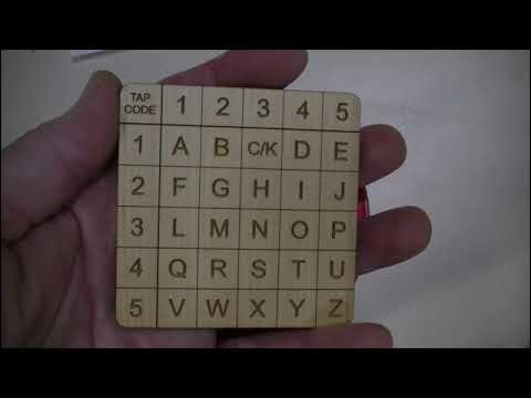 Tap Code Cipher - YouTube
