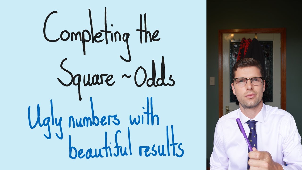 Completing The Square Odd Numbers YouTube Completing The Square Odd Numbers YouTube