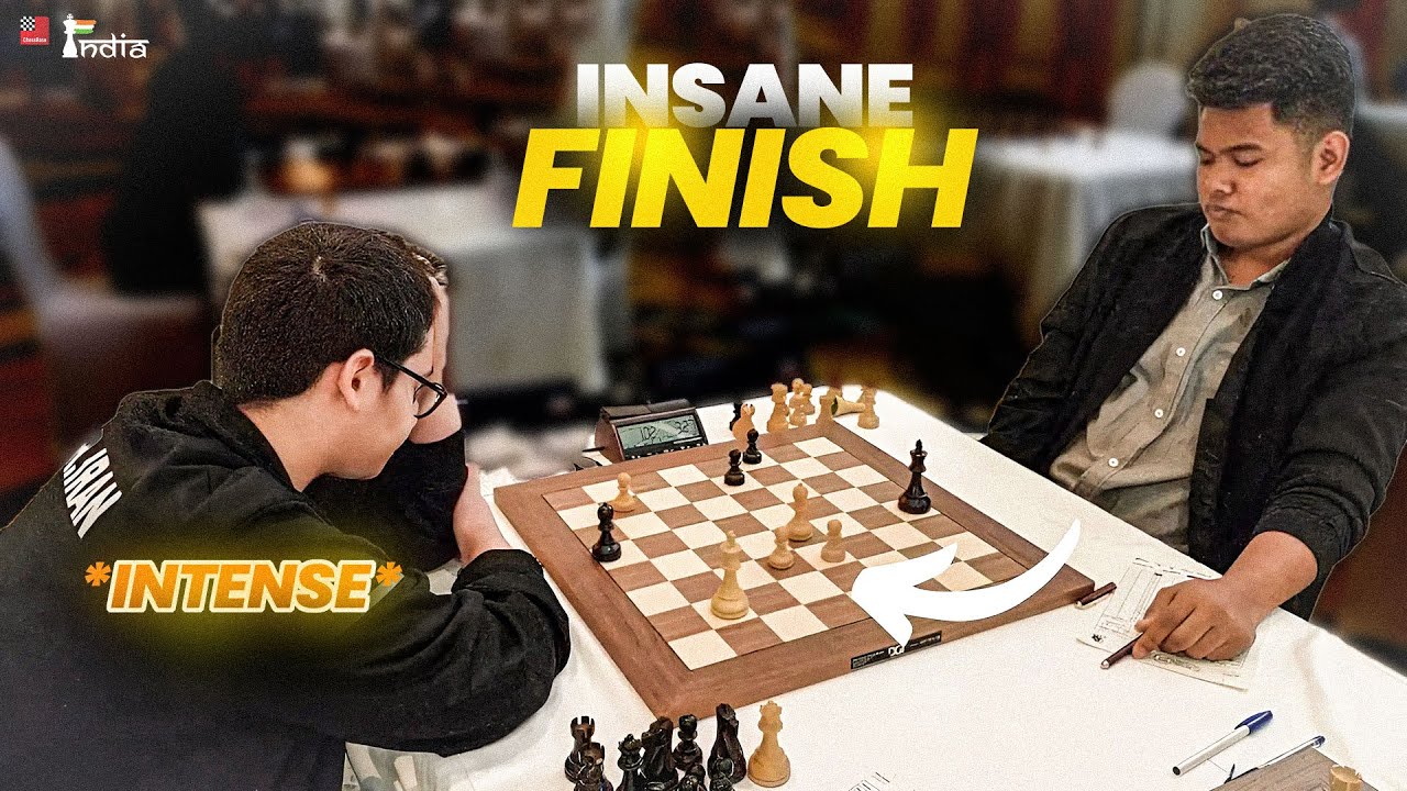 An Insane Endgame | IM Movahed Sina vs IM Michael Concio Jr. | 30th Abu ...