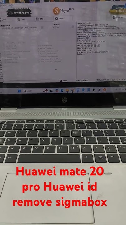 Huawei mate 20 pro id remove Sigma box- kirin 980 cpu_ LYA- L0C - YouTube