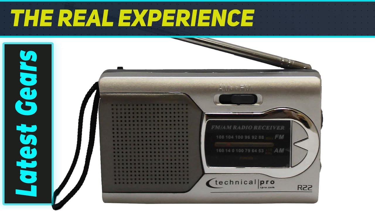 `Technical Pro AM FM Radio: The Ultimate Portable Companion! - YouTube