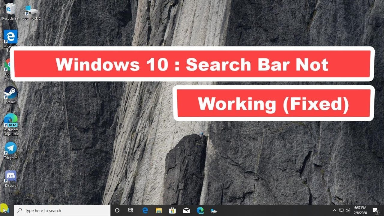 Search Bar Not Working In Windows 10 2020 Fixed YouTube search-bar-not-working-in-windows-10-2020-fixed-youtube