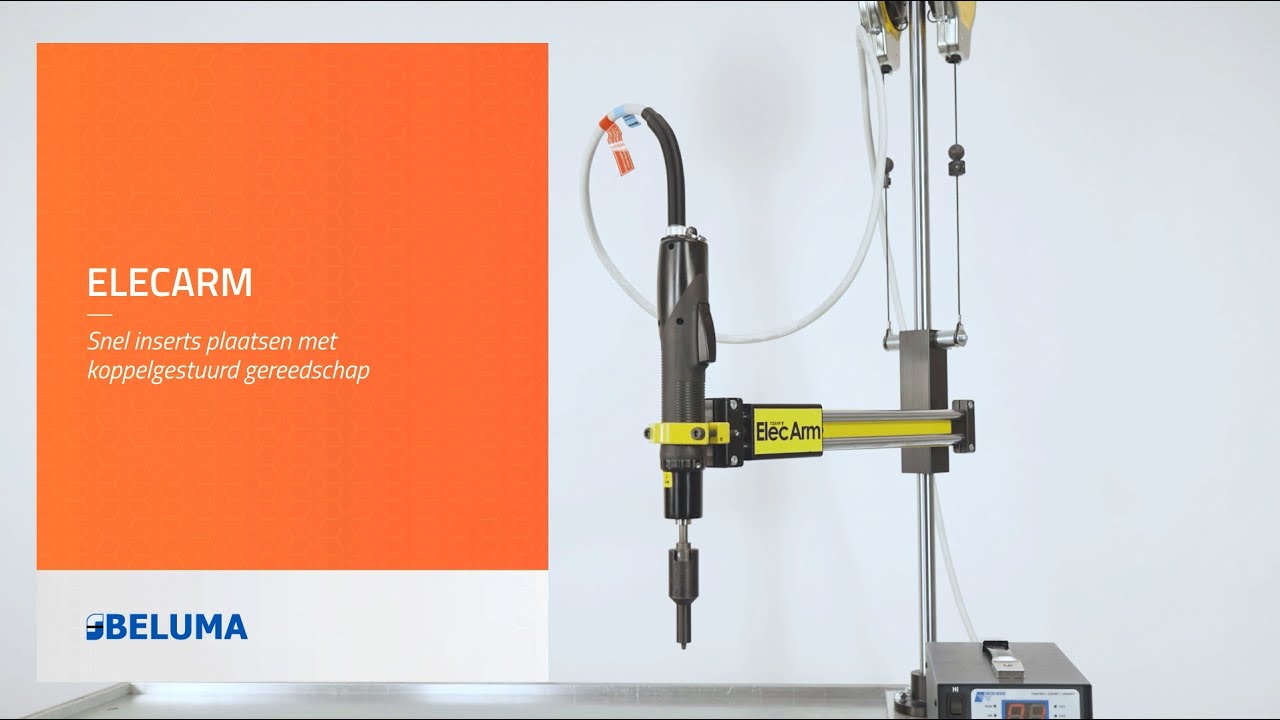 ElecArm - Snel inserts plaatsen met koppelgestuurd gereedschap - YouTube