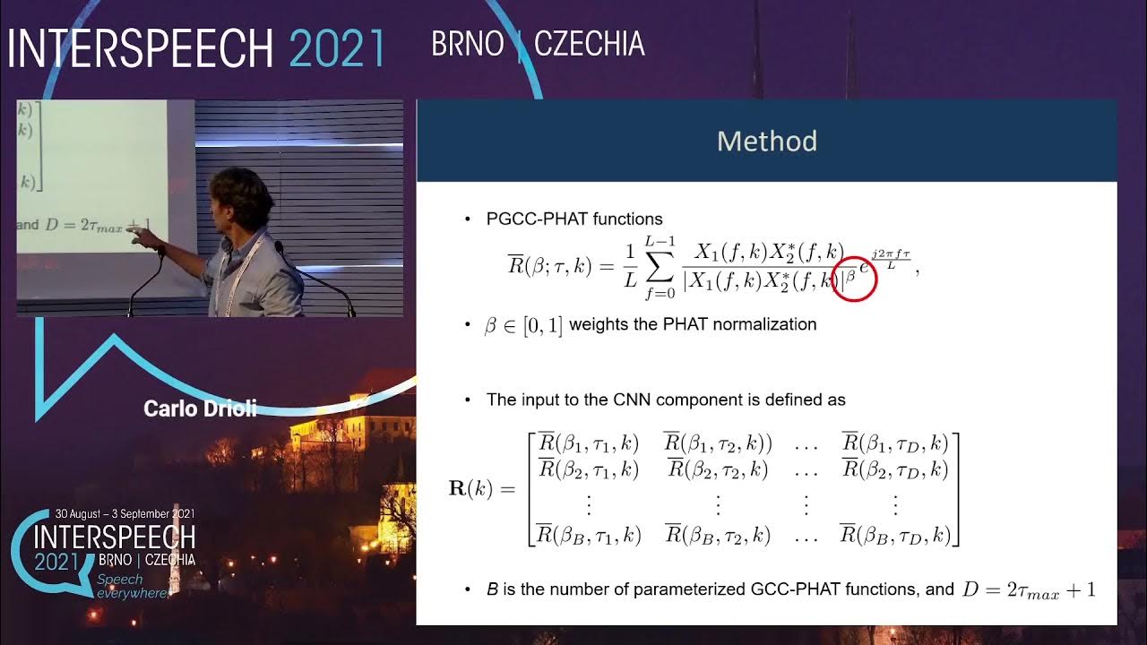 Time Delay Estimation for Speaker Localization Using CNN-Based Parametrized GCC-PHAT Features ...