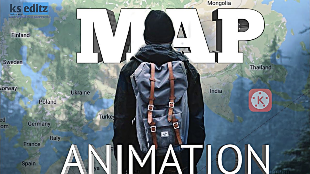 Cinematic Map Animation In Kinemaster !🔥👌 - YouTube
