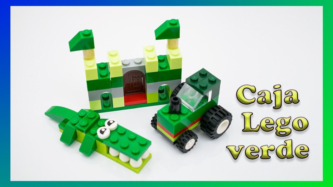 Lego Classic 10708 La caja creativa verde de Lego - YouTube