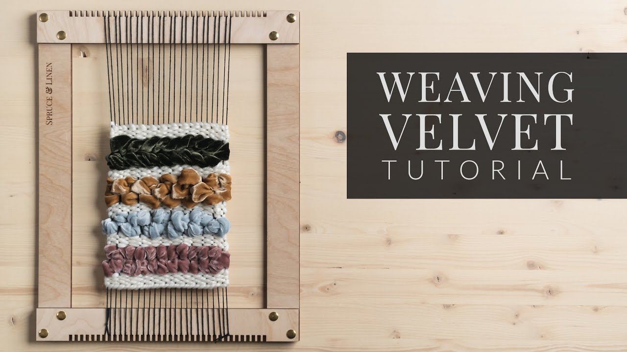 How to Weave with Velvet Ribbon (4 ways) - YouTube