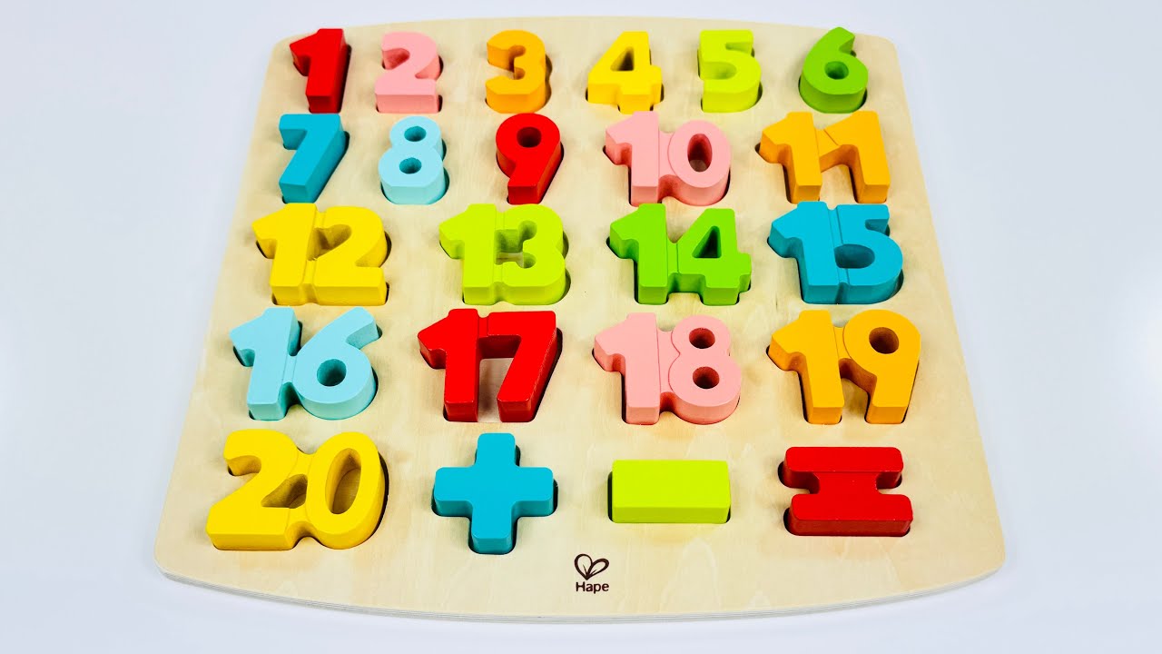 Learn Shapes, Numbers & Counting 1 to 20 with This Puzzle! - YouTube