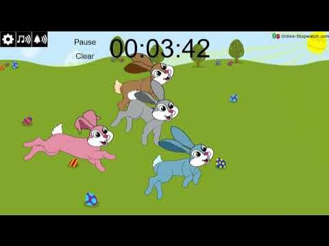 6 minute Easter Bunny Race - YouTube