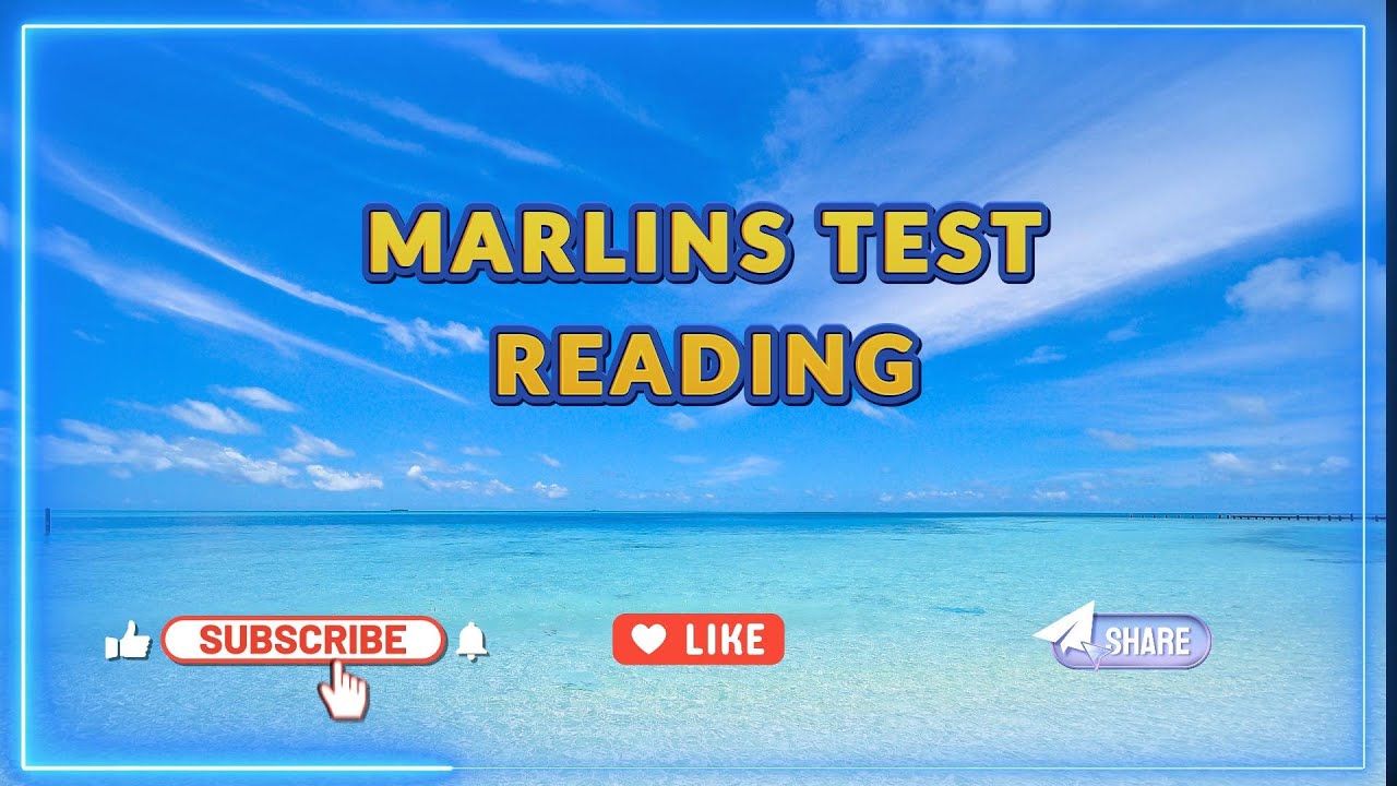 Marlins Test For Seafarer - Reading - YouTube