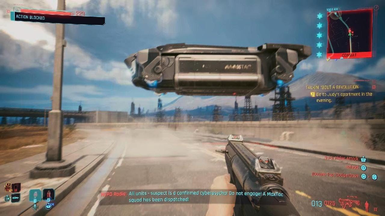 Cyberpunk 2077 What happens when you get a 5 star wanted level - YouTube