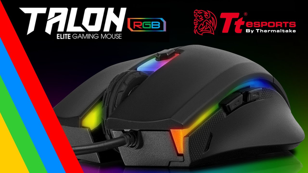 Mouse optico de Thermaltake TTesports TALON Elite RGB Gaming Mouse ...