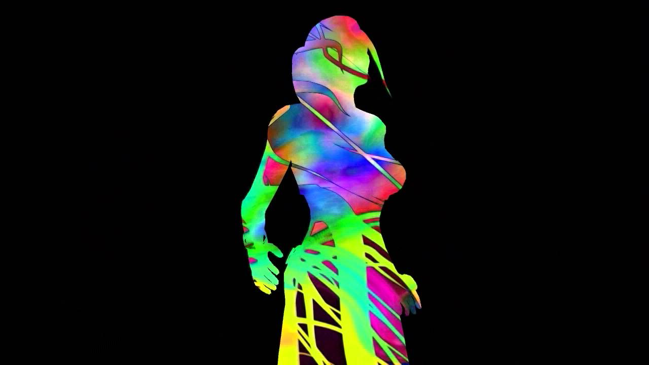 VJ Loop Visuals - Here come the Girls 02 - YouTube