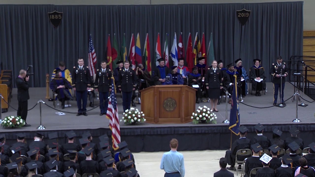 Commencement - Fall 2019 - ROTC Commissioning - YouTube