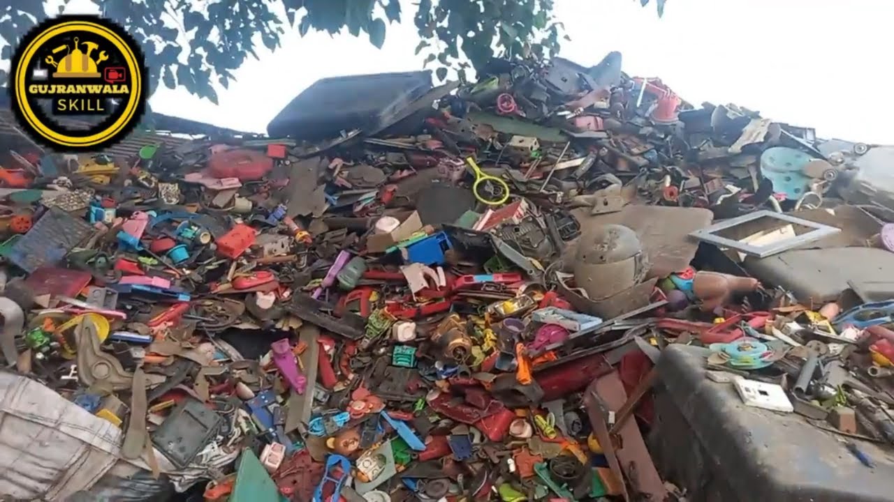 Amazing Recycling Process of Plastic Scrap old plastic to new recycling ...