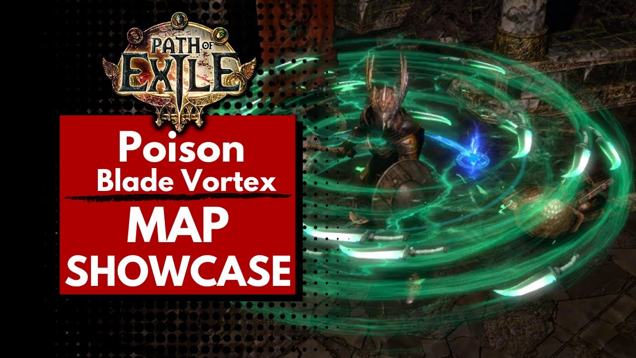 Path of Exile [3.12 Heist] Poison Blade Vortex T16 Mapping Showcase ...