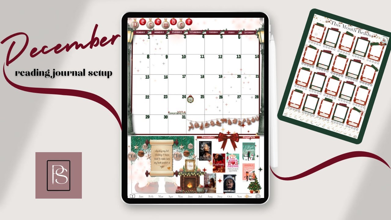 December Reading Journal Setup and Planner Sentiments Updates - YouTube