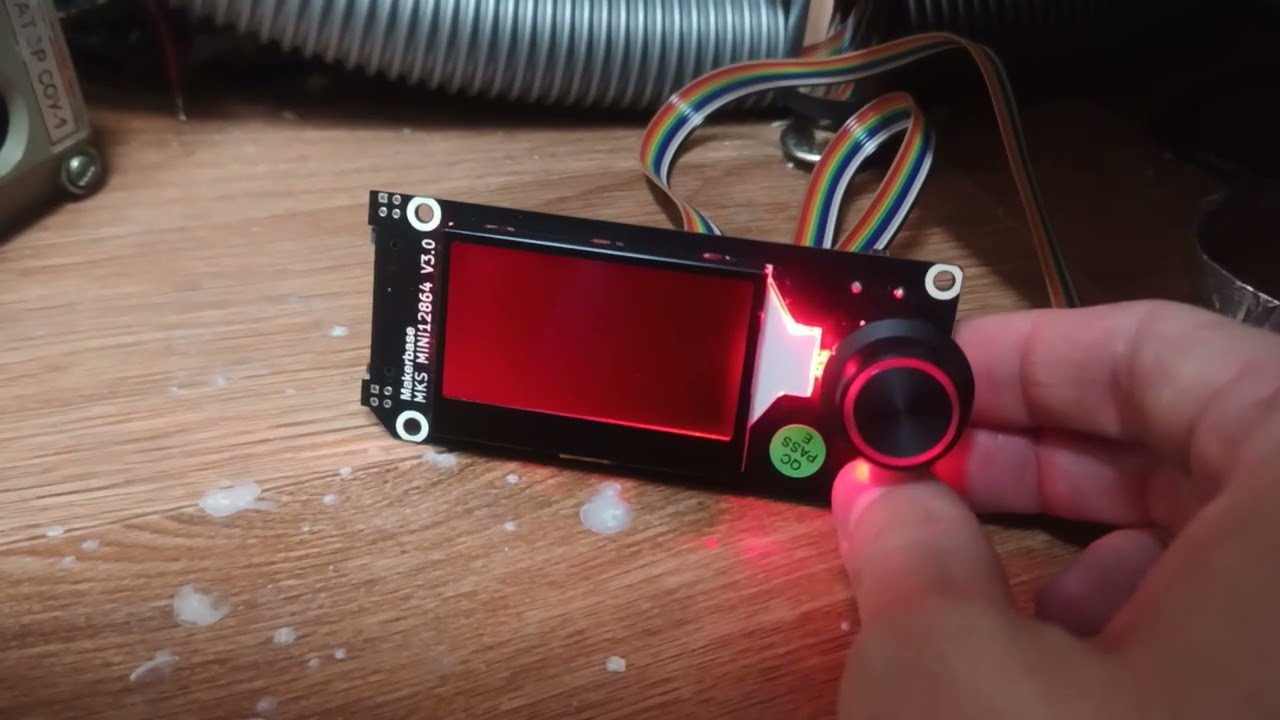 bug mks mini 12864 v3 marlin 2.0.9.3 - YouTube