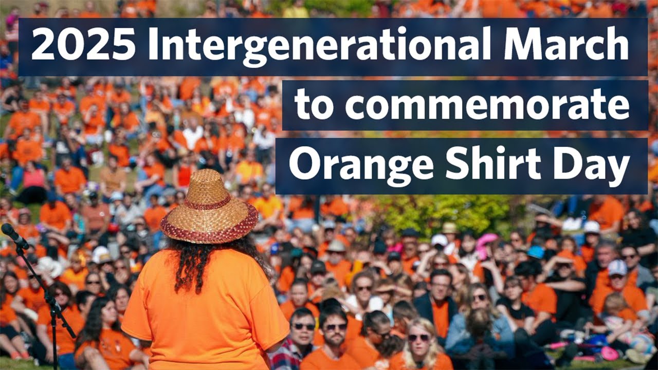 2025 Intergenerational March to Commemorate Orange Shirt Day - YouTube