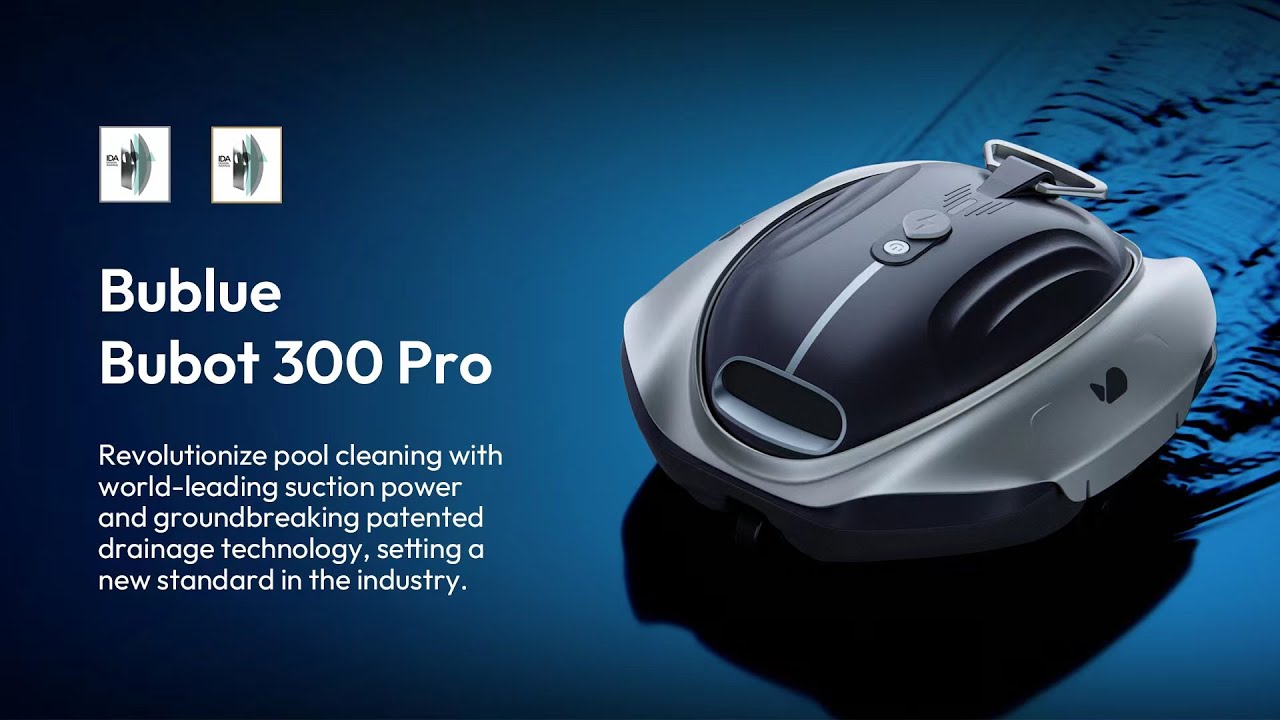 Bublue Bubot 300P | Revolutionize your pool-cleaning experience - YouTube