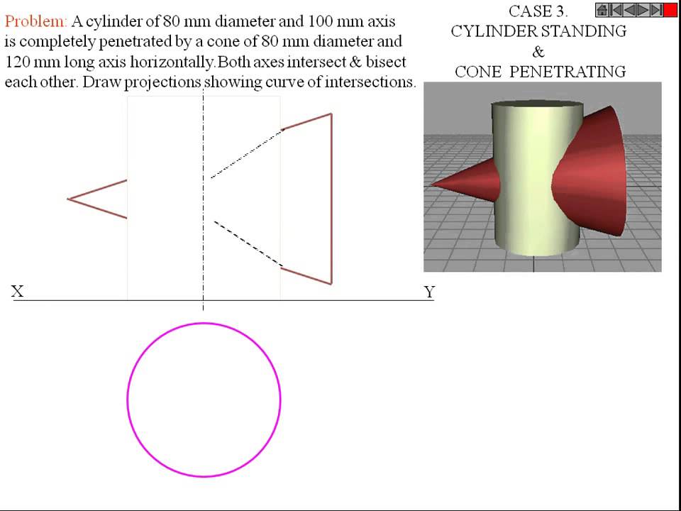 ENGINEERING DRAWING INTERPENETRATION OF SOLIDS YouTube engineering-drawing-interpenetration-of-solids-youtube