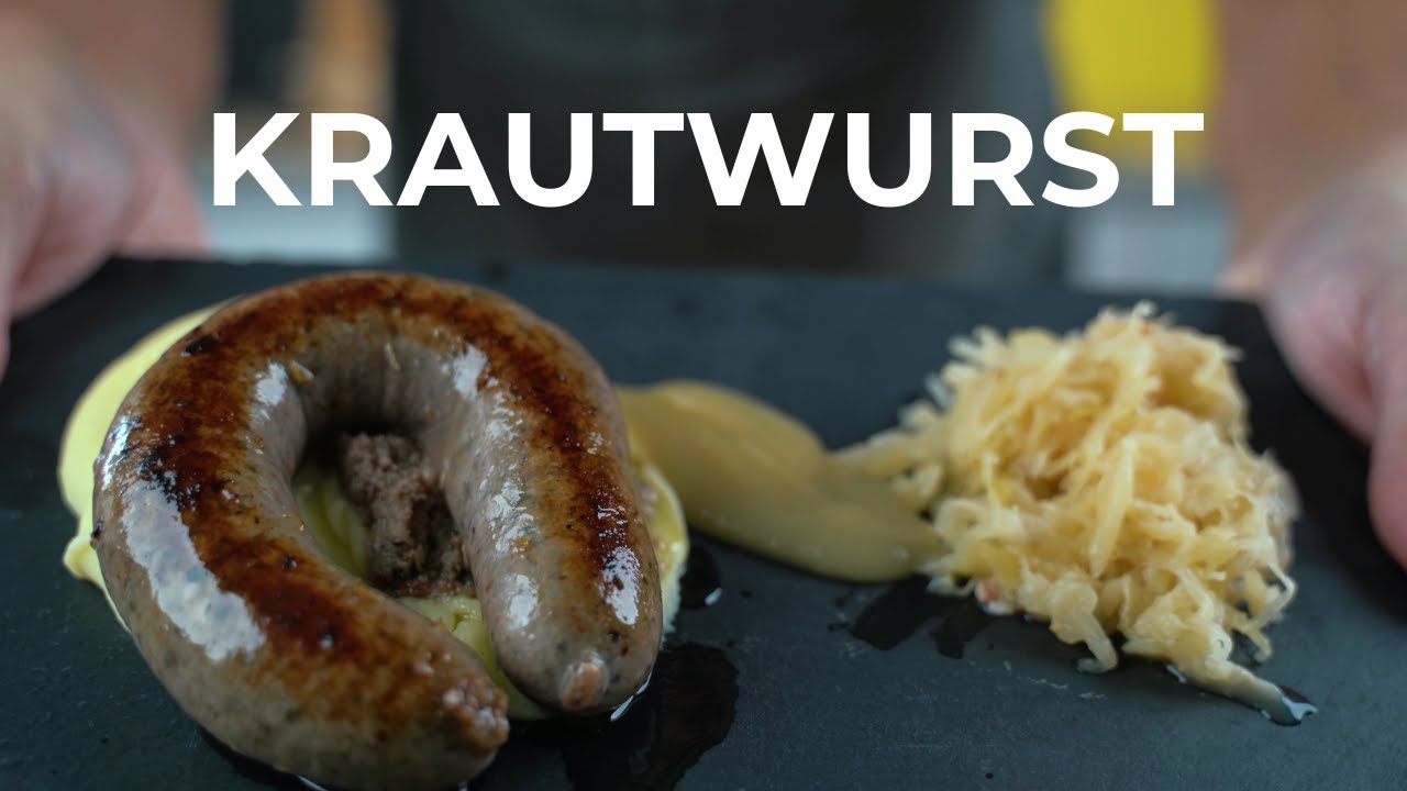 Krautwurst selber machen - Leckere deftige Kochwurst - YouTube