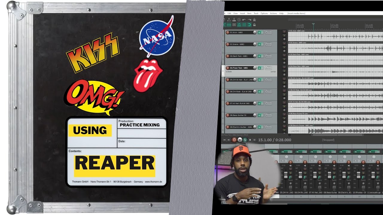 Using Reaper (DAW) to practice Live Mixing - YouTube