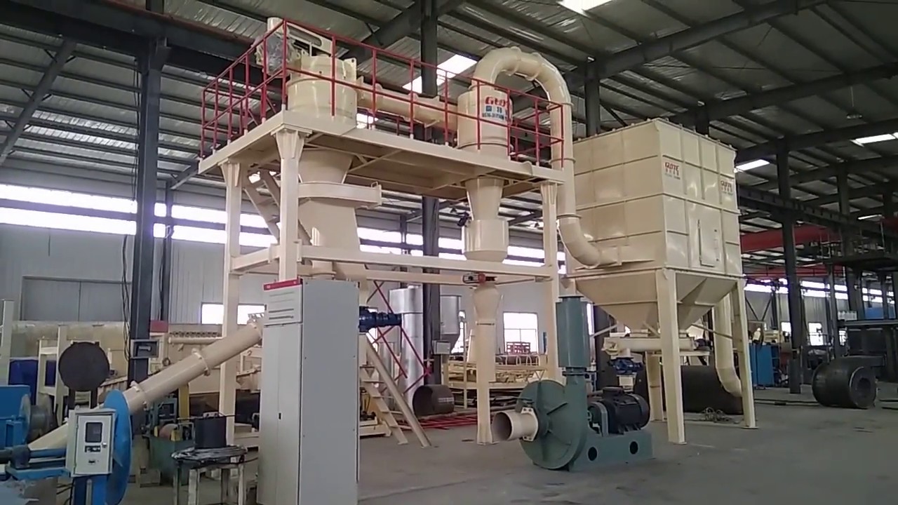 air separator air classifier machine for silica powder - YouTube