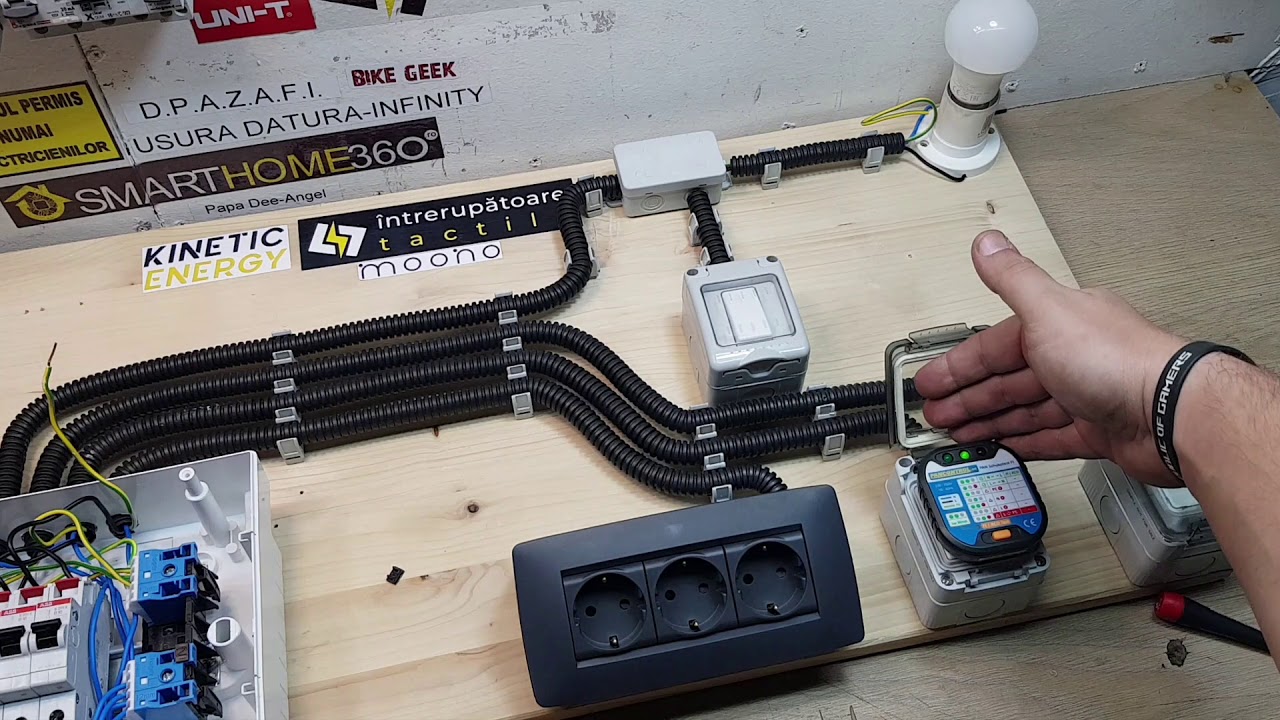 Tester Prize de la Pancontrol cu TEST RCD (diferential 30 mA) - YouTube
