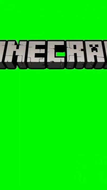 green screen Minecraft - YouTube
