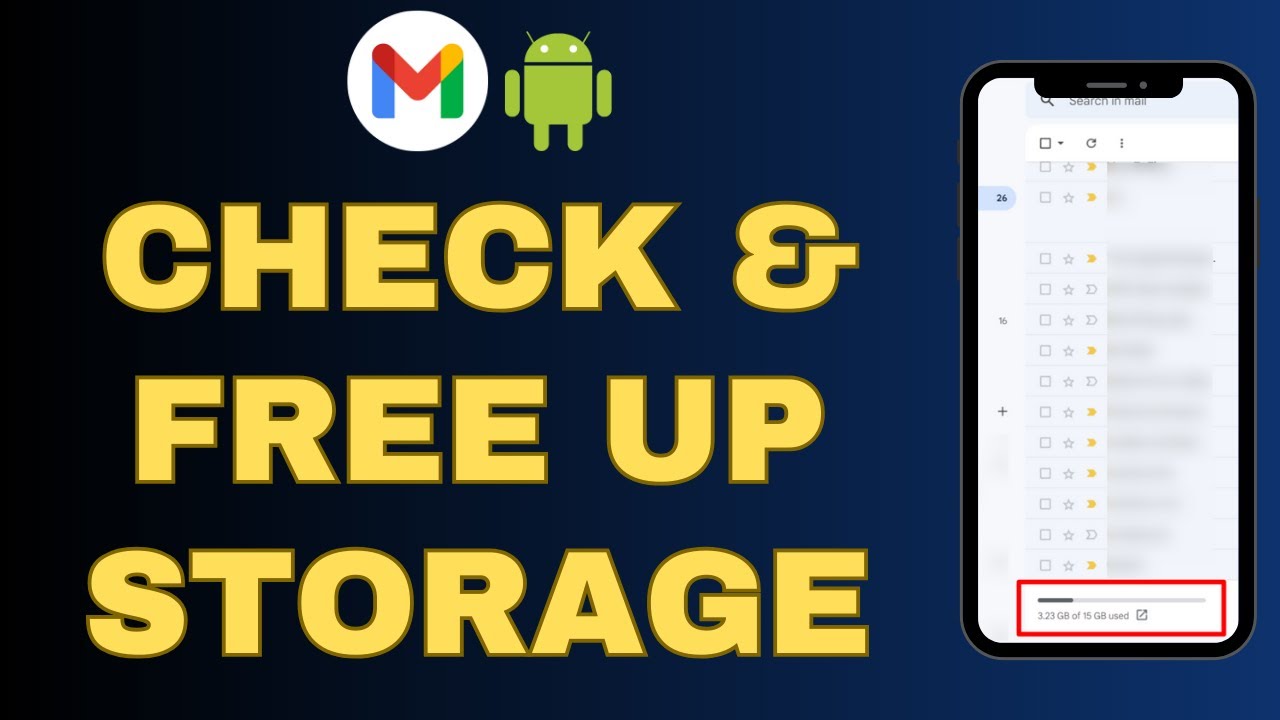 How to check gmail storage and how to free space in gmail if it is ...