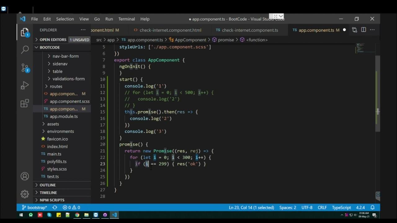 Sync or async explanation in angular - YouTube