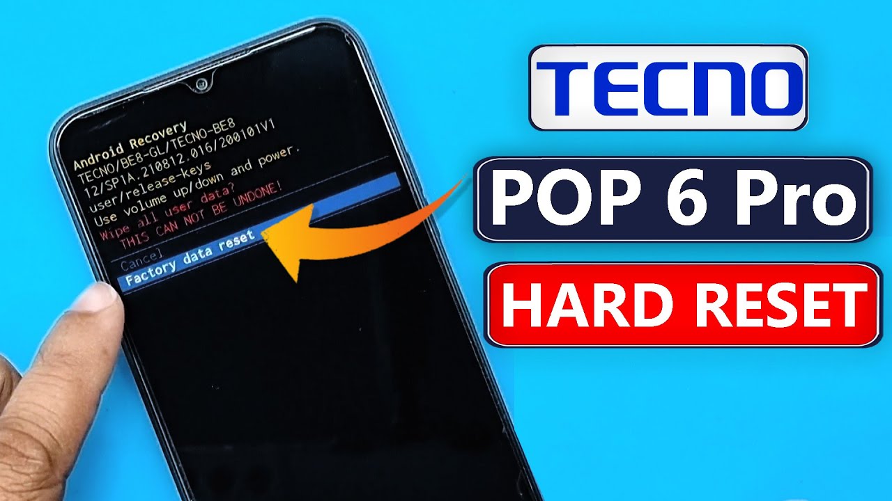 Tecno POP 6 Pro Hard Reset Tecno POP 6 Pro Forget Screen Lock Tecno (BE8) Pattern Password ...
