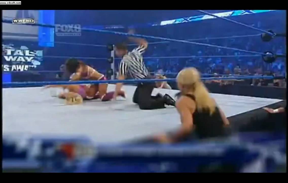 Tiffany vs Layla with Michelle Mccool and Kaval - YouTube
