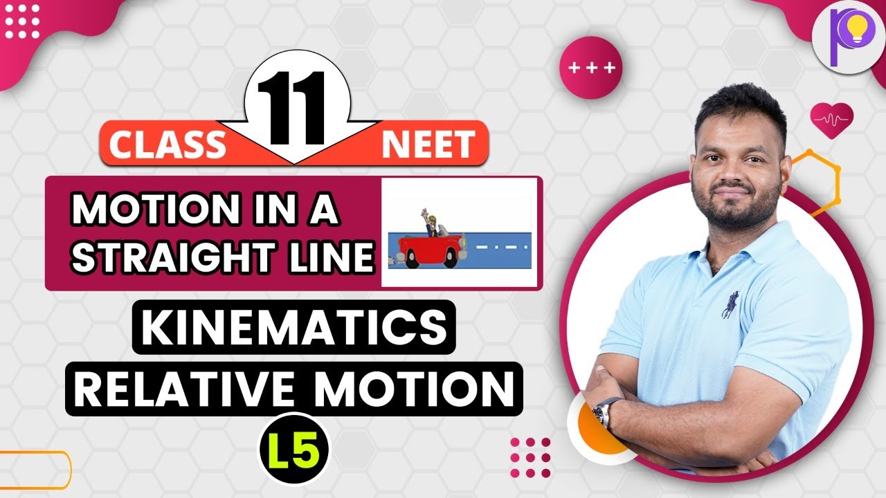 Relative Motion | Kinematics L5 | Motion In A Straight Line | Class 11 Physics | Padhle NEET ...