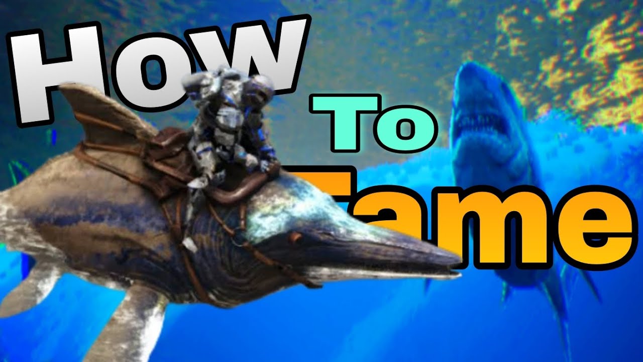 Ichthyosaurus Tamed in Ark Survival Evolved Gameplay #5. - YouTube