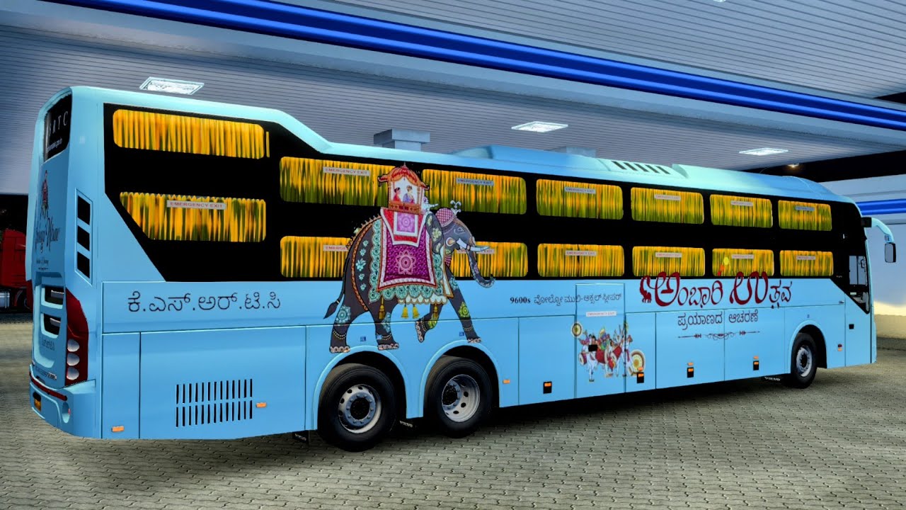 KSRTC Ambaari Utsav bus mod | Volvo 9600 sleeper bus mod | Lynx modding ...