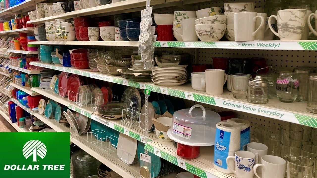 DOLLAR TREE SHOP WITH ME KITCHENWARE KITCHEN DINNERWARE PLATES ...