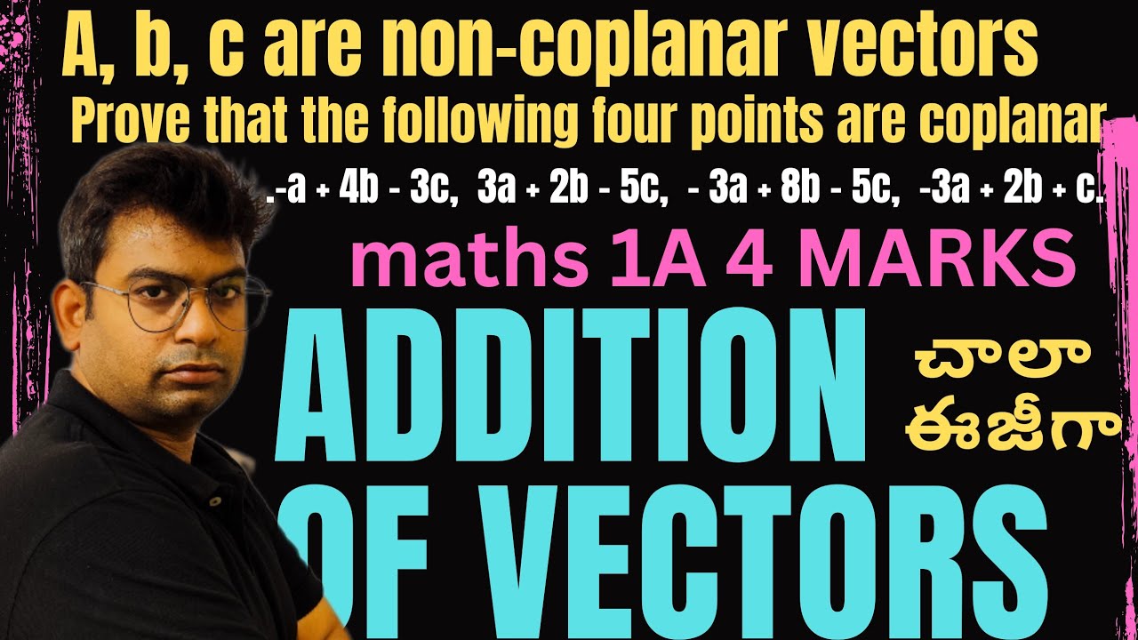 Addition vectors 4 marks important questions|#vectors # ...