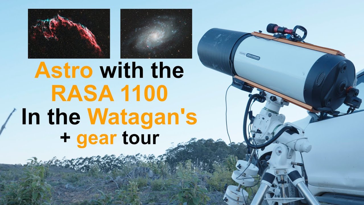 Astro with the RASA 1100 in the Watagans - Veil & M33 - YouTube