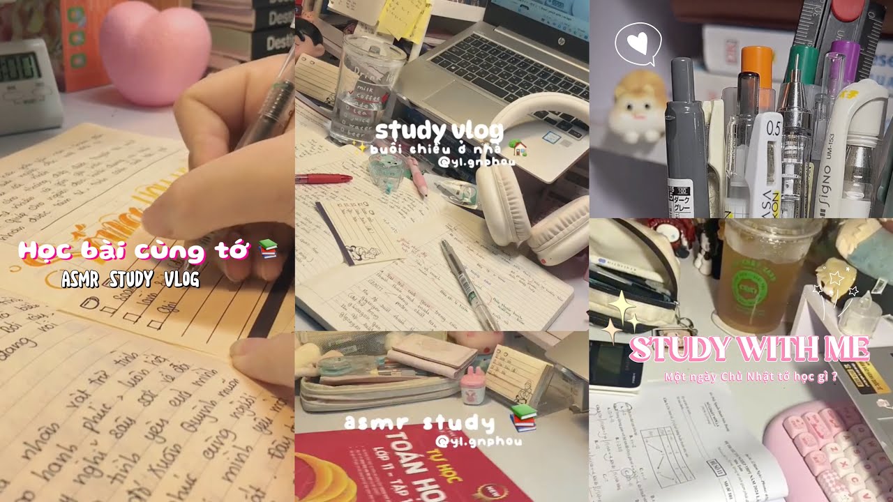 Study Vlog #2 | Những study vlog này sẽ truyền cảm hứng giúp bạn học tập hiệu quả hơn 🌷 ️•📚 ...