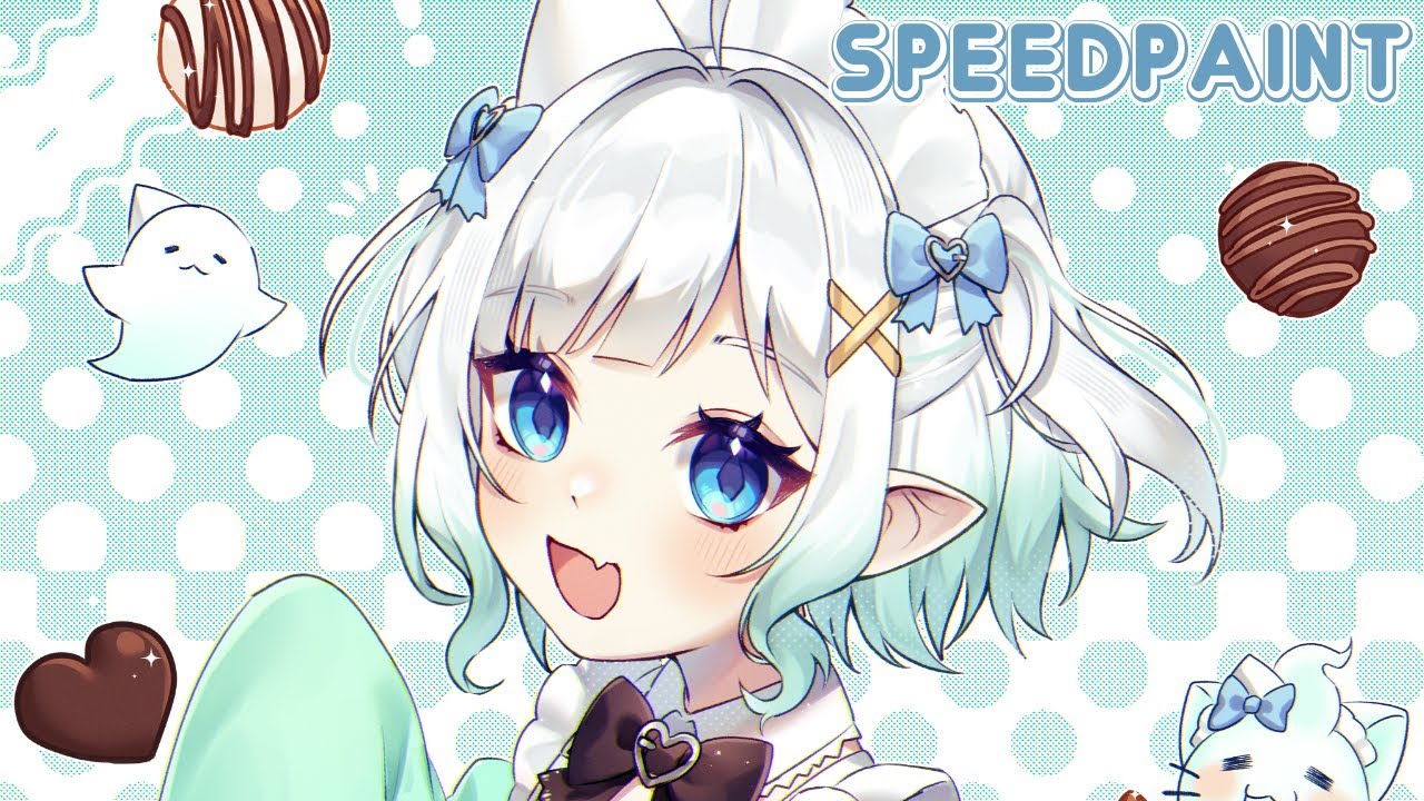 🍫 Maid Mint | Mint Fantome [speedpaint] Clip Studio Paint 🍫 - YouTube