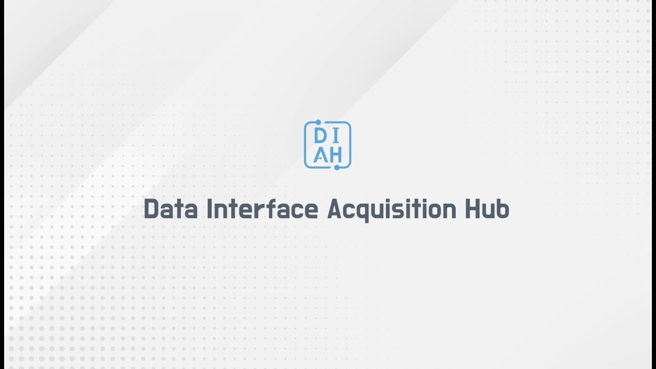 DIAH (Data Interface Acquisition Hub) - YouTube