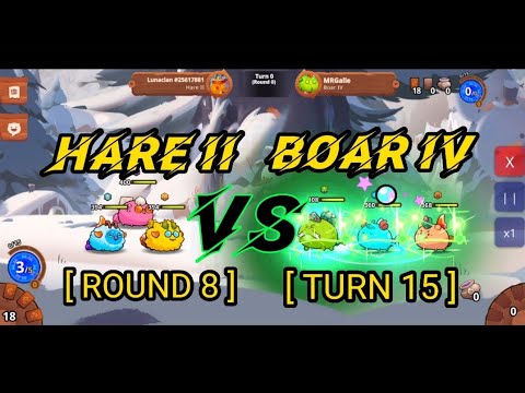 AXIE INFINITY ORIGINS PART 4/365 || HARE II vs BOAR IV || @y3sSir# ...