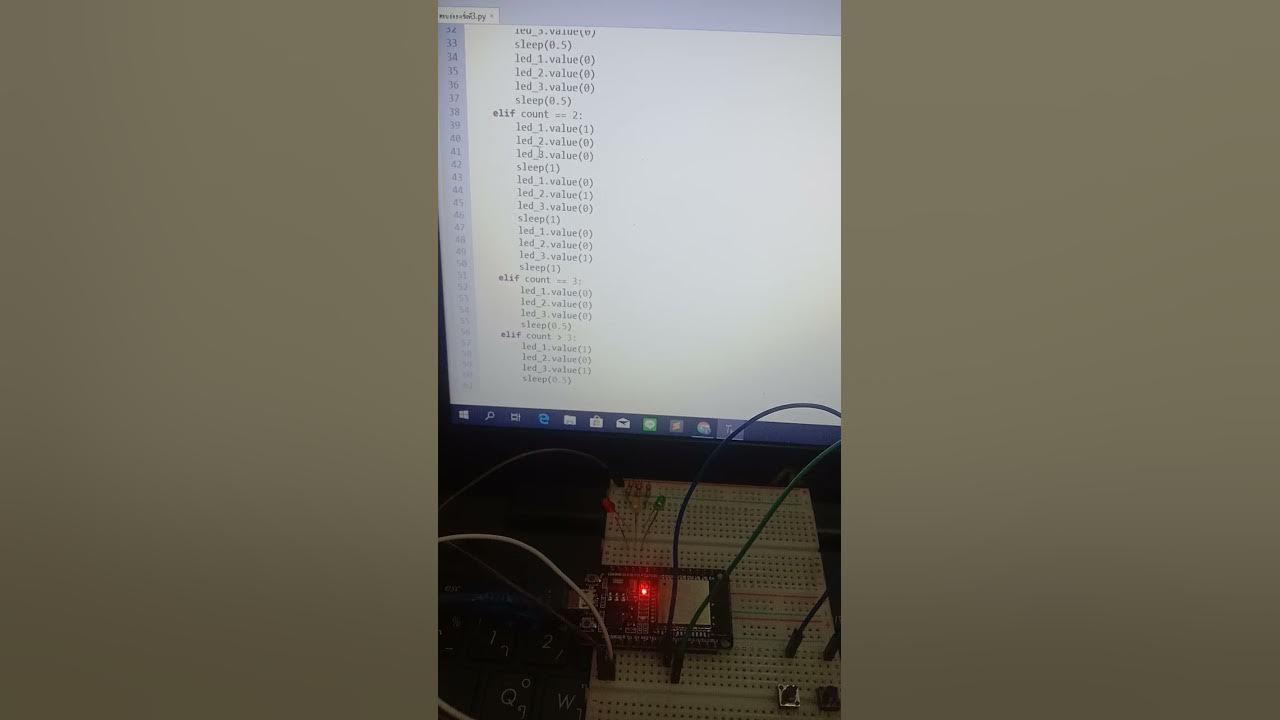 Python+Hardware connected ESP32 - YouTube